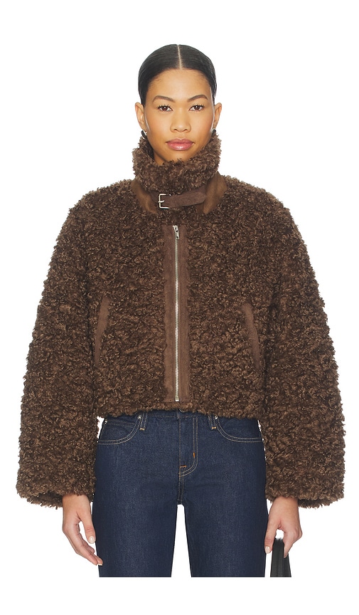 ELODIE THE LABEL Elodie the Label Rio Faux Fur Cropped Jacket